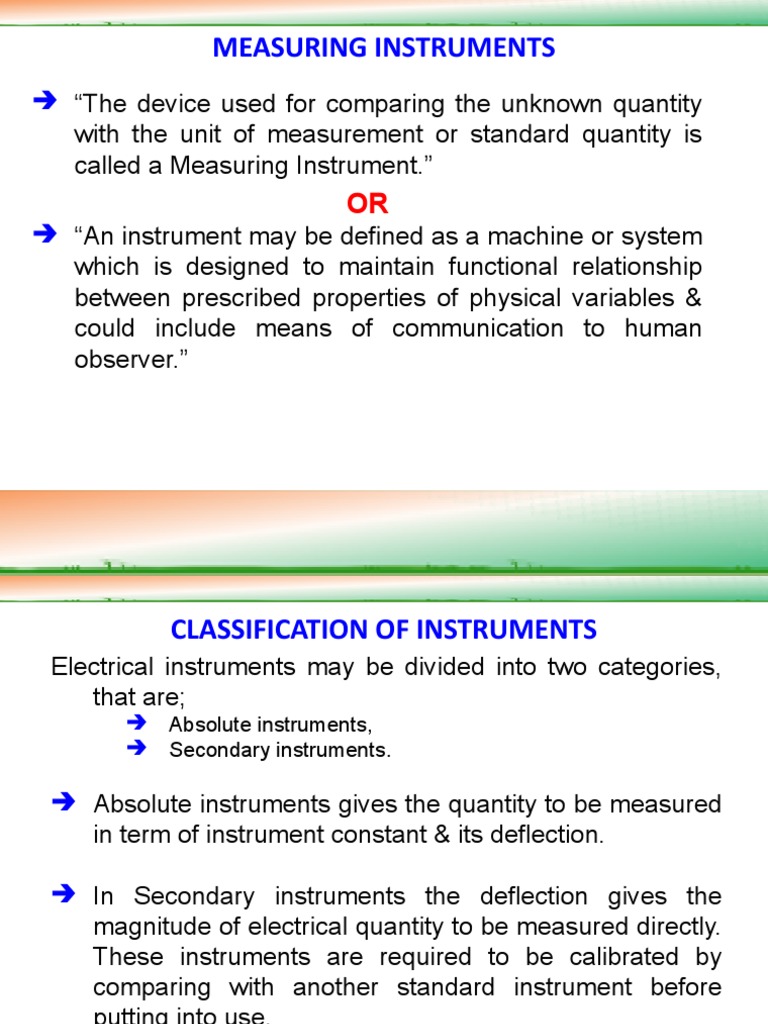 Measuring Instruments | PDF | Mechanical Engineering | Materials Science
