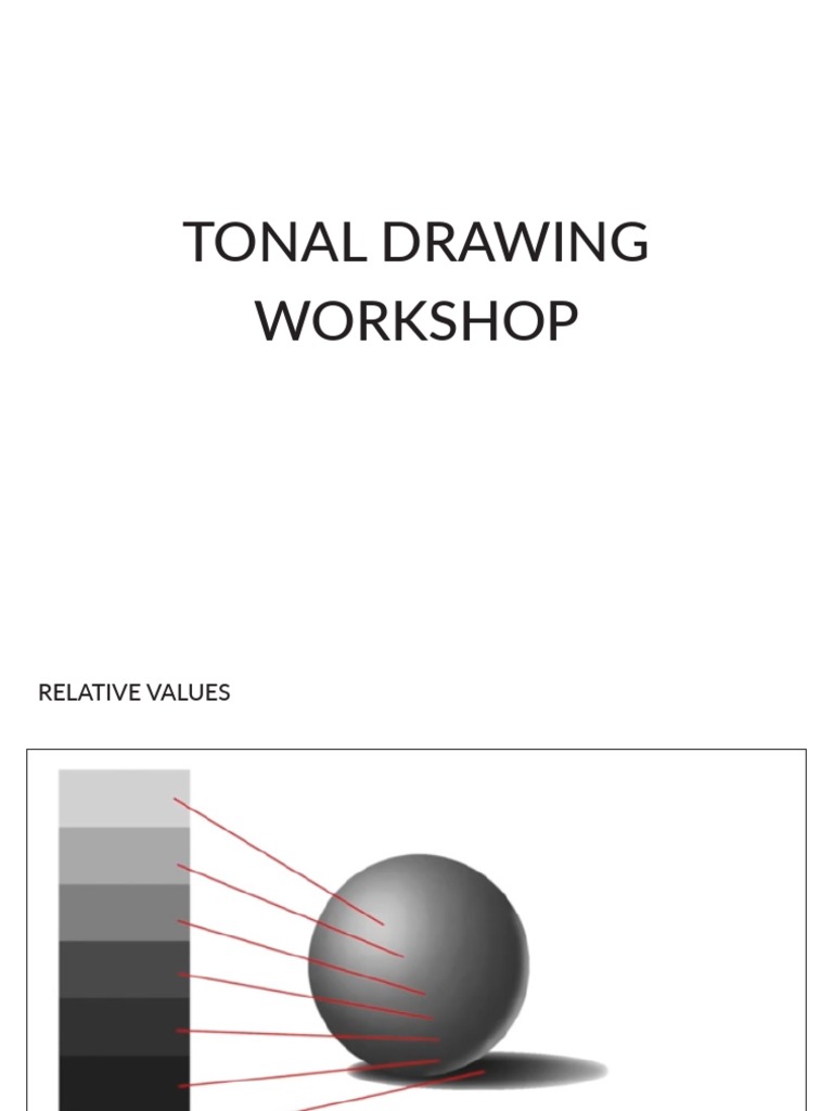 Tonal Drawing Workshop - Mastering Relative Values | PDF