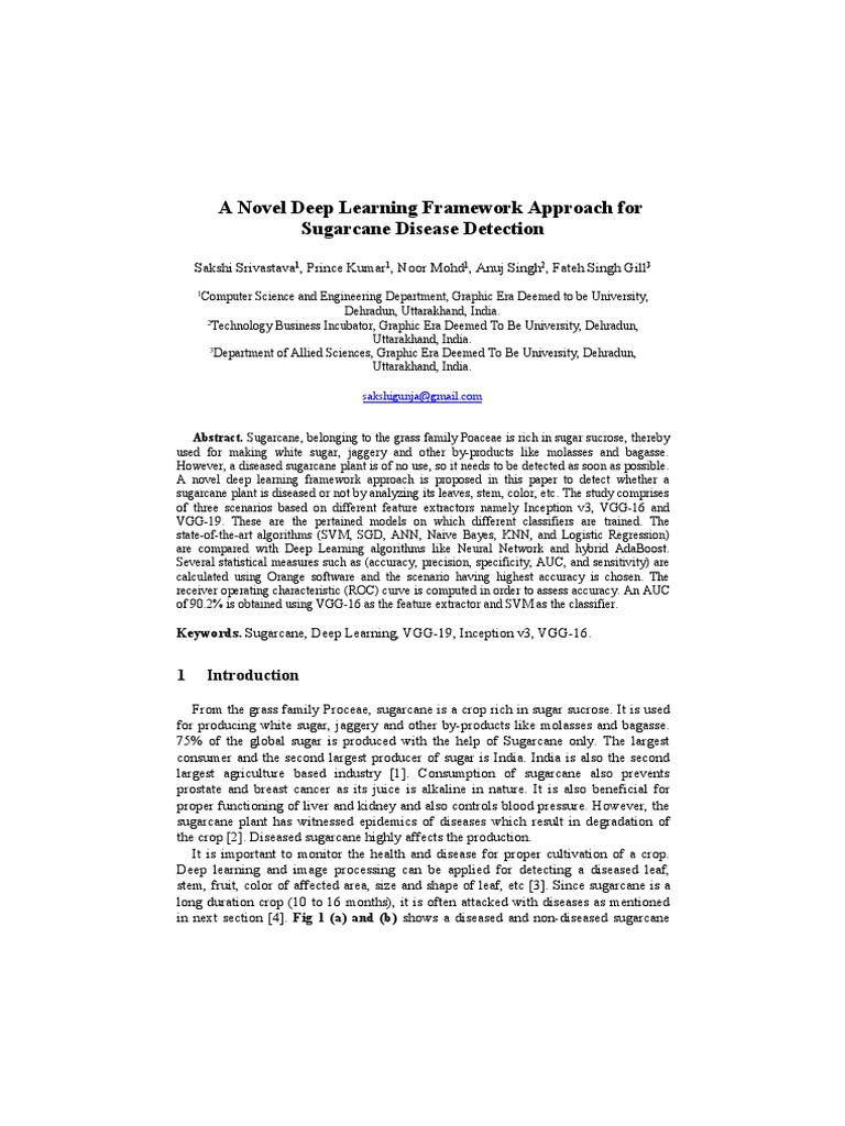 Sugar Final Paper | PDF | Receiver Operating Characteristic | Applied ...
