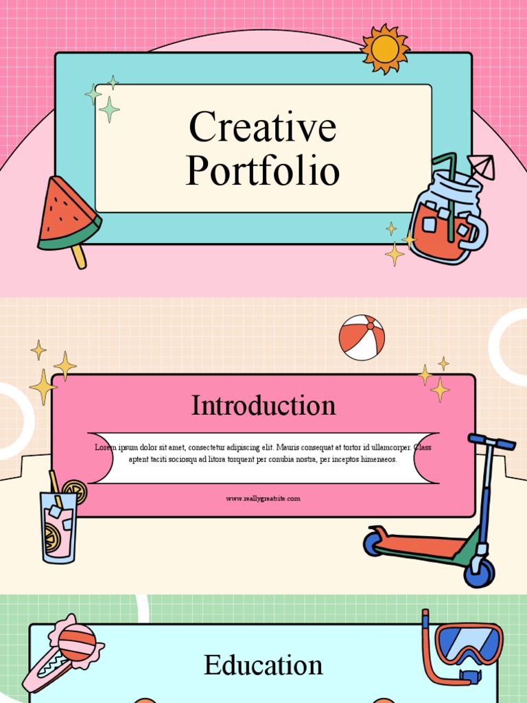 Creative Portfolio Introduction | PDF