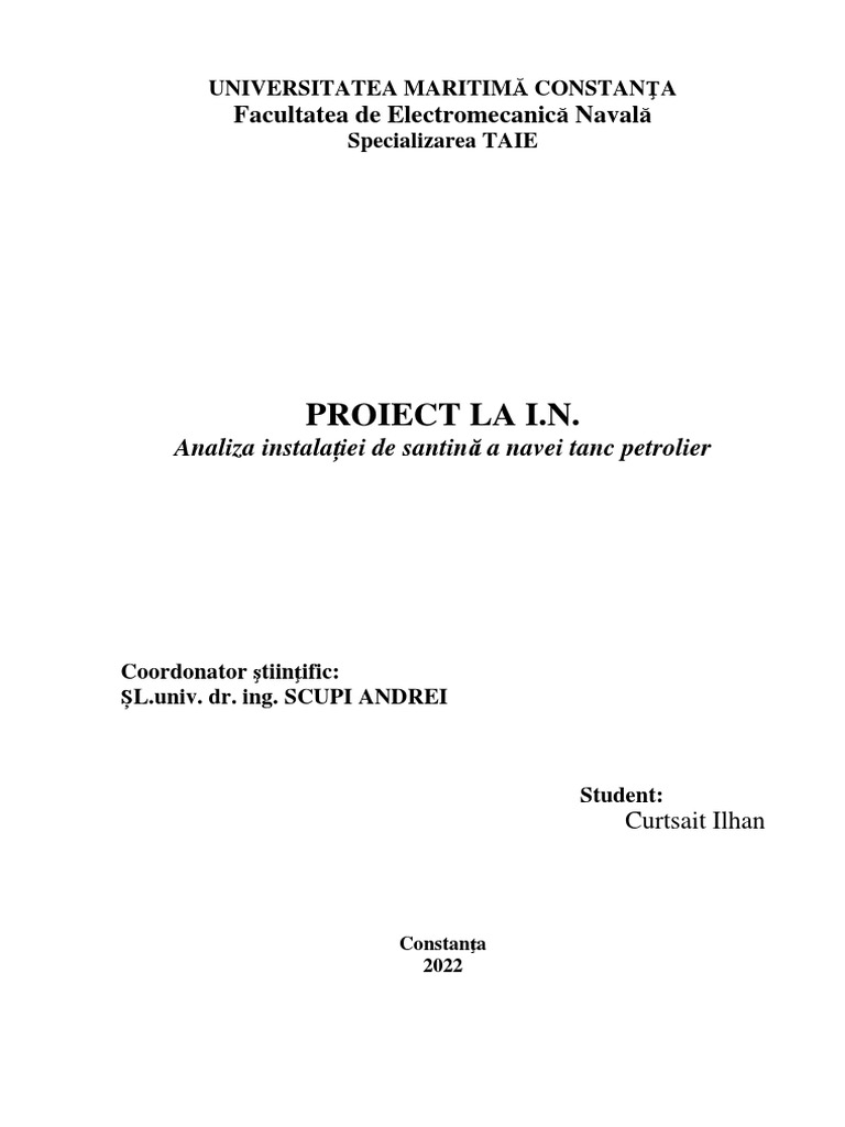 PROIECT | PDF