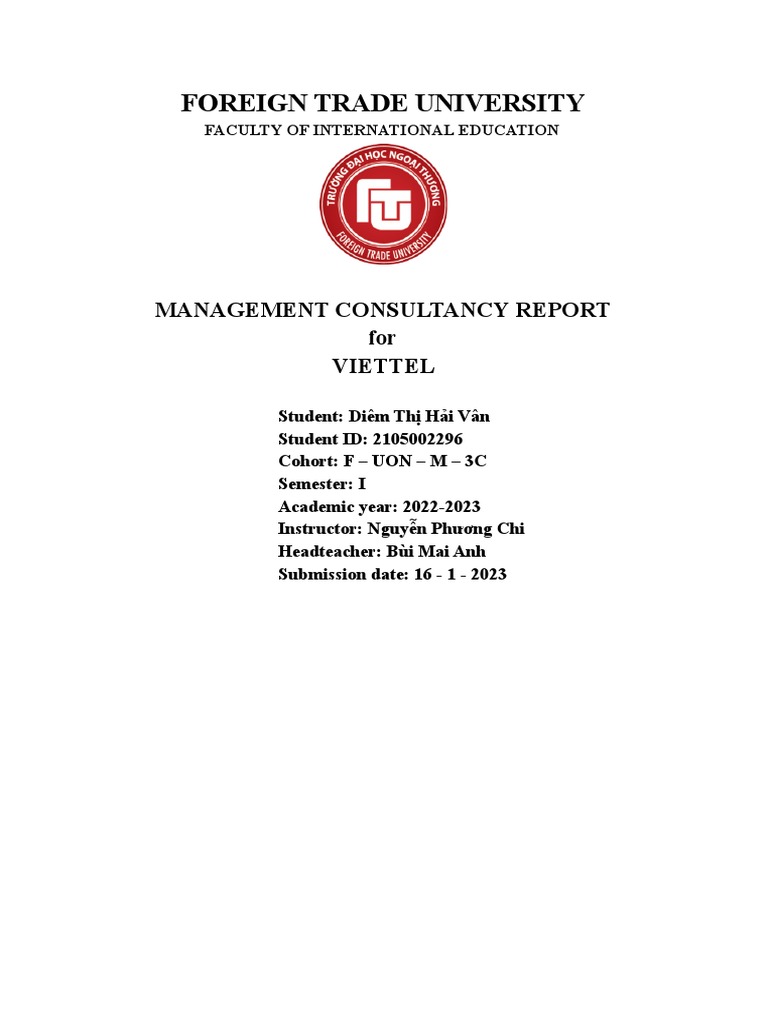 Viettel Management Insights | PDF | Sales | Customer Relationship ...