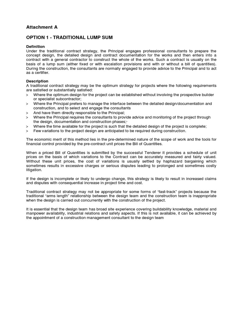 Contracting Strategy Pdf Economies Business