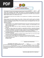 Integrity Pledge (Individual) | PDF | Integrity | Police