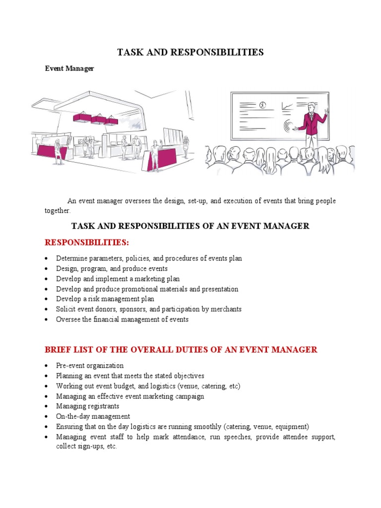 Task and Responsibilities | PDF | Safety