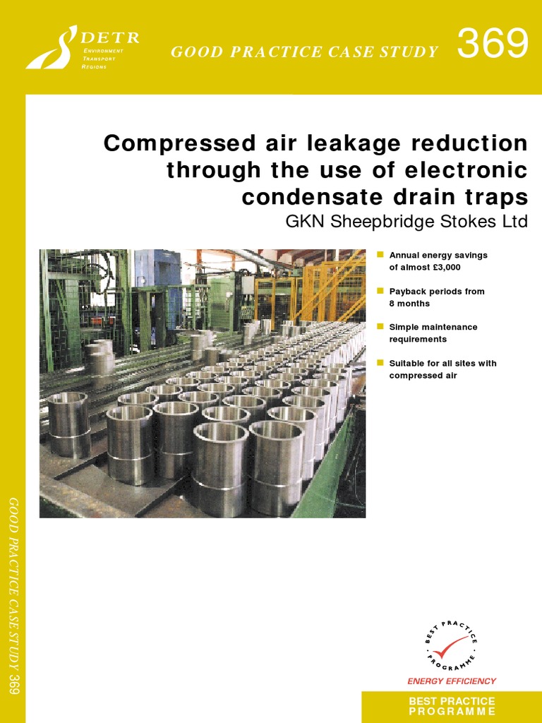 GPCS369 - Electronic Drain Traps | PDF | Efficient Energy Use | Valve