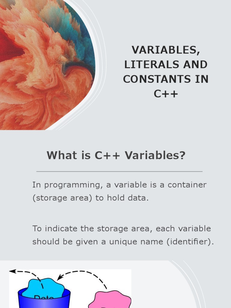 Variables Literals and Constants in C | PDF | Integer (Computer Science) | Decimal