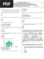 Banco de Preguntas Matematicos Grado Sexto | PDF