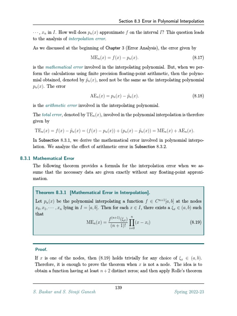 Ma214 S23 Part08 | PDF | Interpolation | Algebra