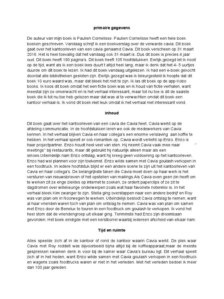 De Verwarde Cavia | PDF