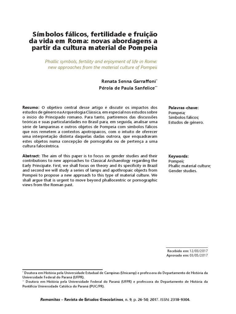 Simbolos Falicos - Garraffoni e Sanfelice | PDF | Feminismo | Estudos ...