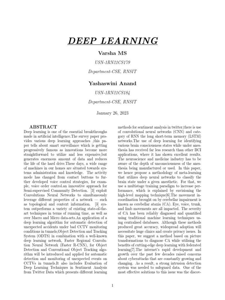 Deep Learning | Download Free PDF | Deep Learning | Machine Learning