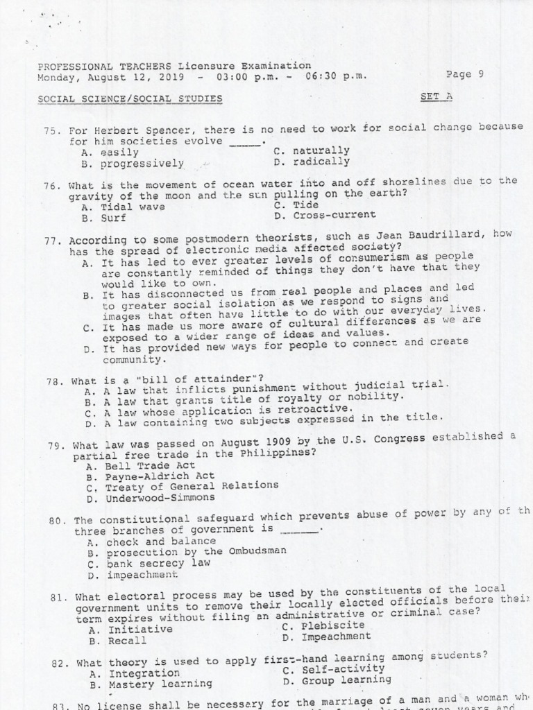 SOCSCI Reviewer (PRC) 0009 | PDF