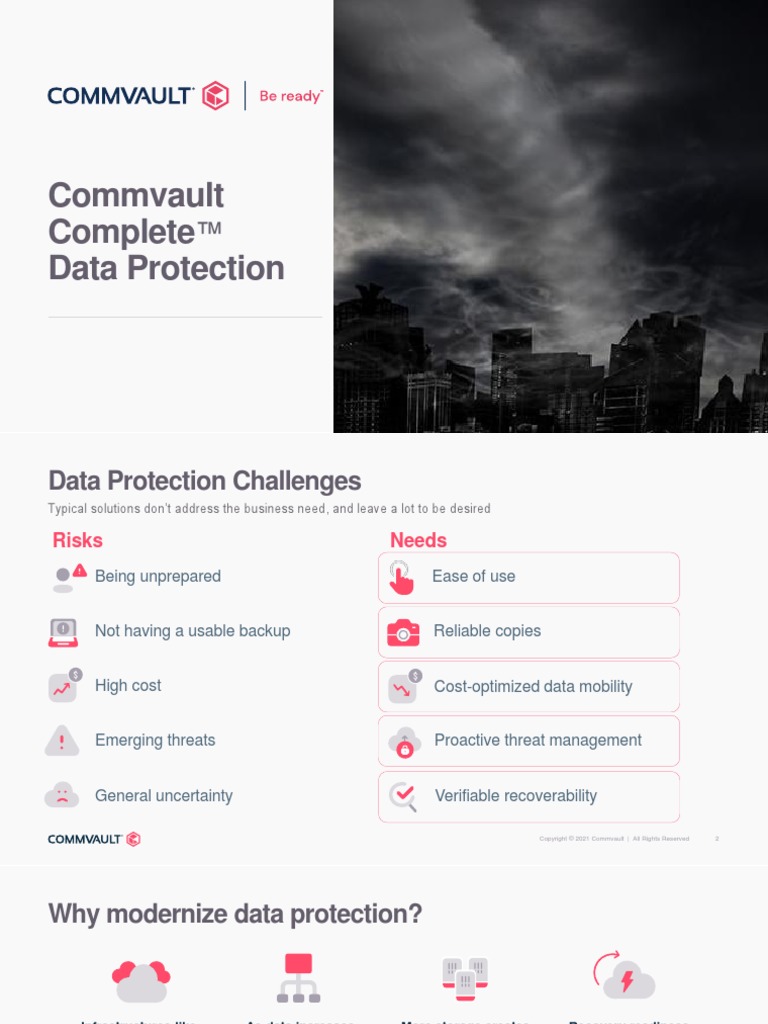 Commvault Complete Data Protection Customer Presentation | PDF | Cloud ...