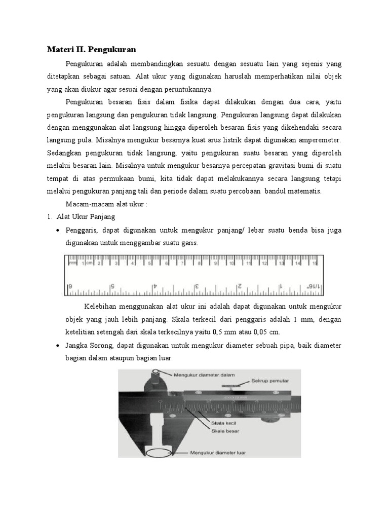 Materi 2. Pengukuran | PDF