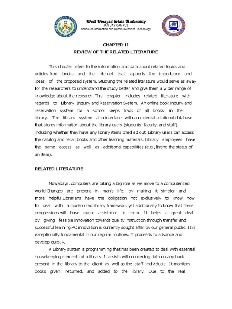 (Chapter 2 & 3) Online Book Inquiry and Reservation System | PDF ...