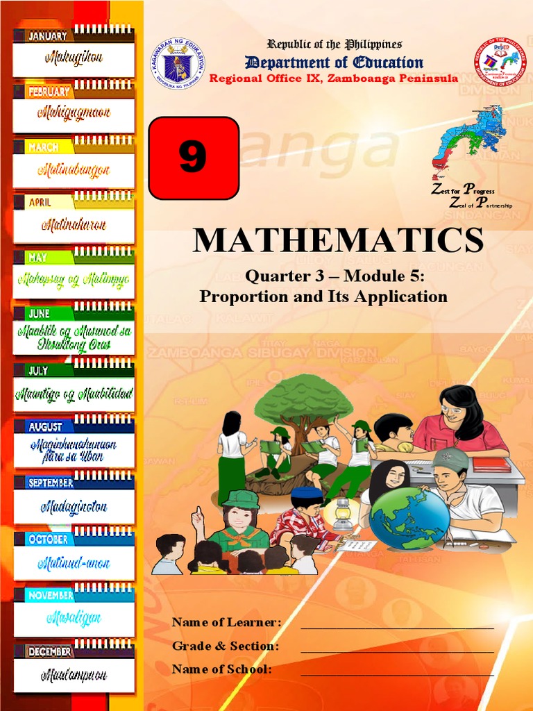 Math 9 Q3 Mod 5 | PDF | Triangle | Ratio