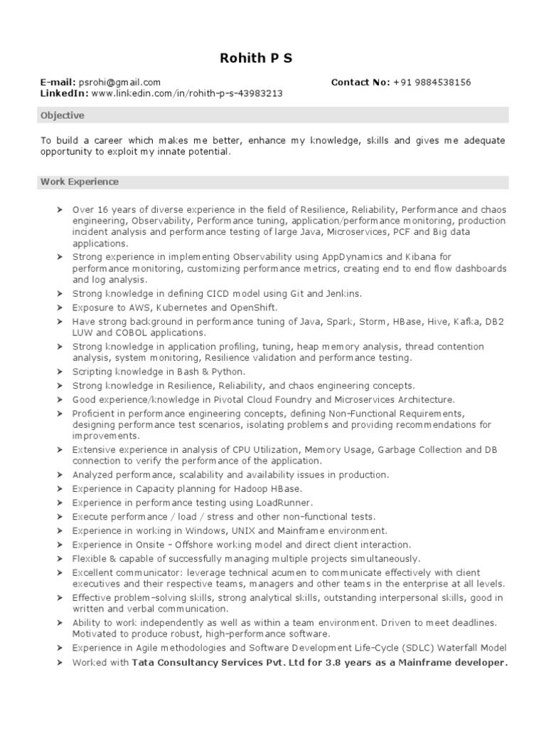 Rohith P S SRE | Download Free PDF | Apache Hadoop | Ibm Db2