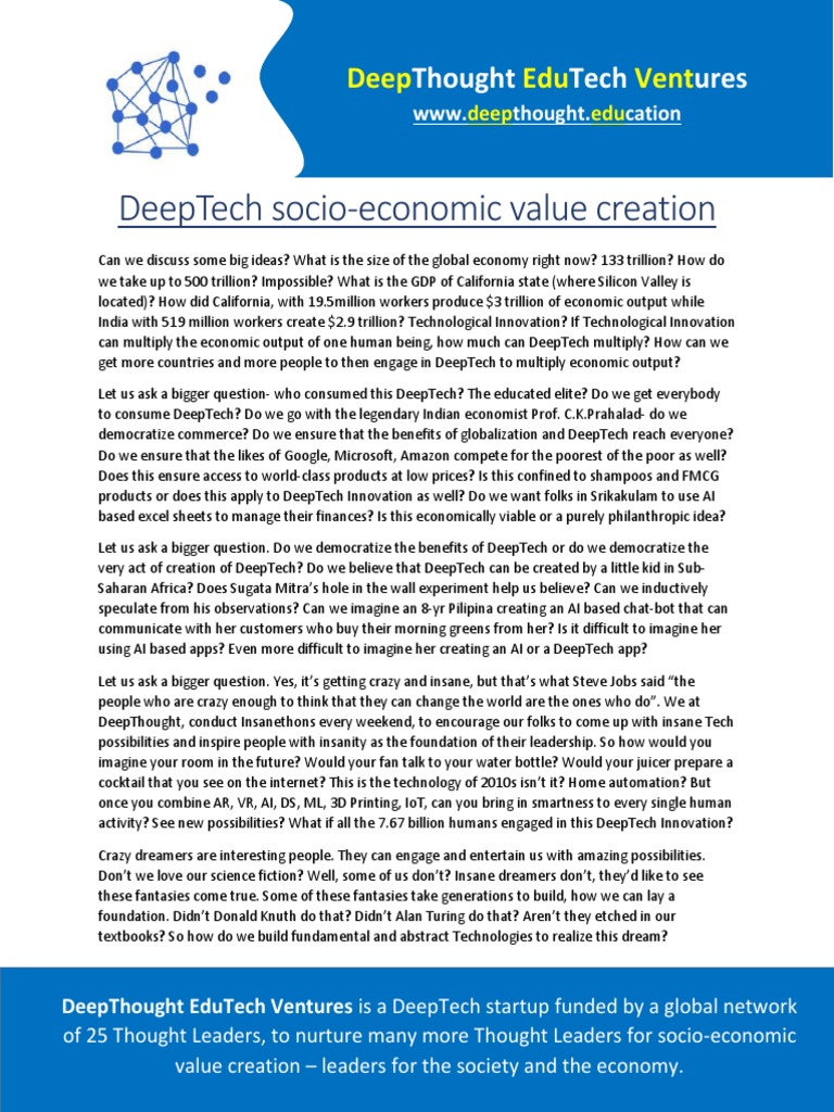 Deep Tech AI | PDF | Artificial Intelligence | Intelligence (AI ...