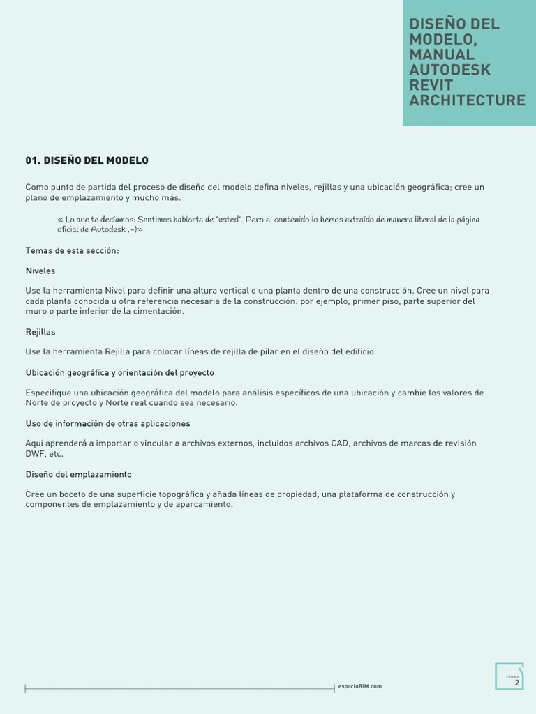 Elementos de Referencia - Ejes y Niveles | PDF | Autodesk Revit