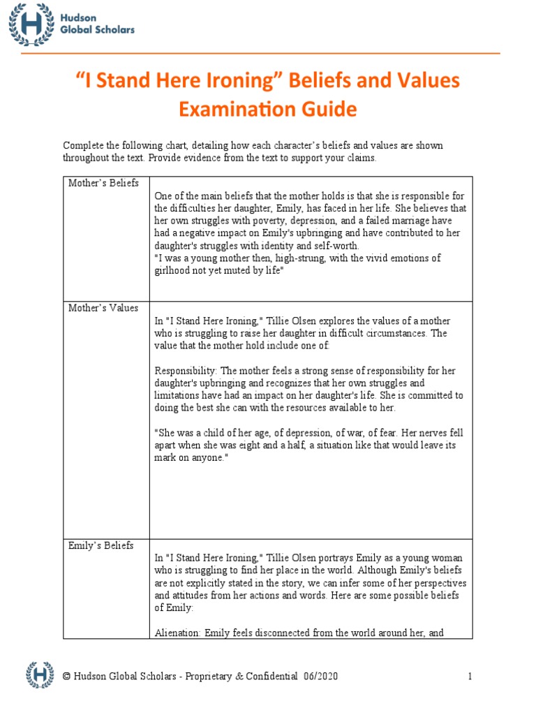 Beliefs and Values Examination Guide | PDF | Attitude (Psychology ...