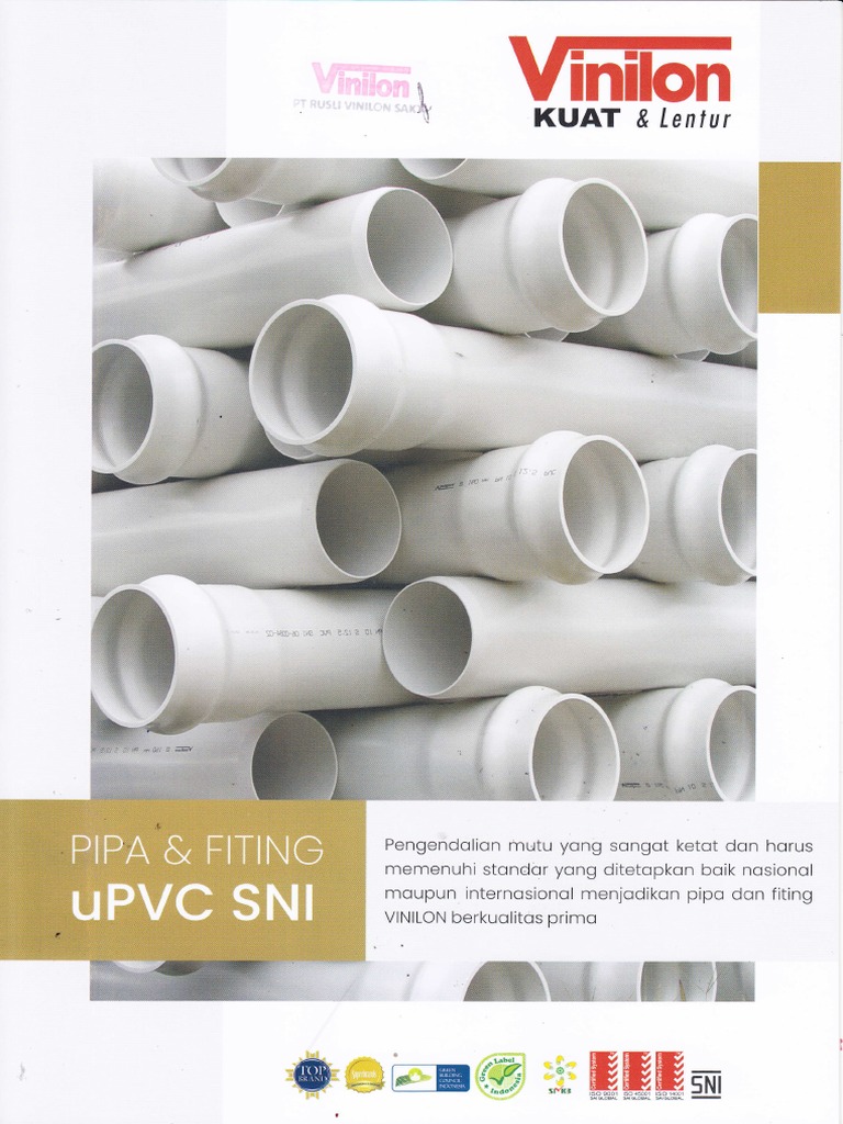 Technical Specs for uPVC Pipes | PDF