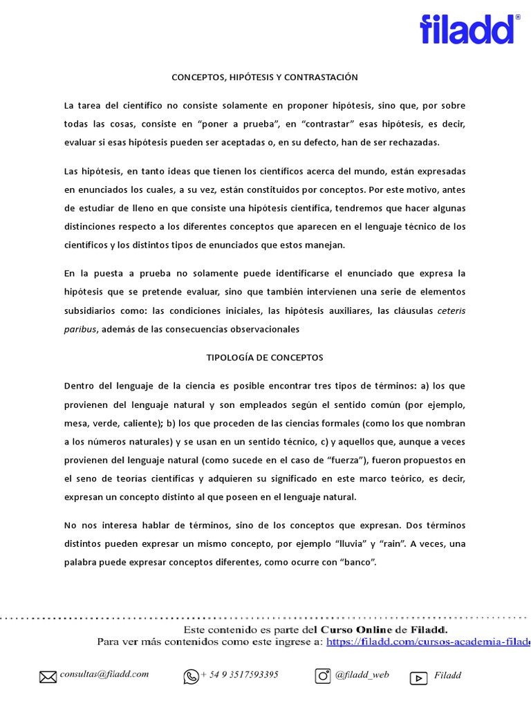 Teorias de La Ciencia - Cap 3 | PDF | Teoría | Hipótesis