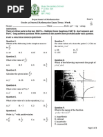 Grade 9 Unit - 1 Work Sheet | PDF | Mathematics