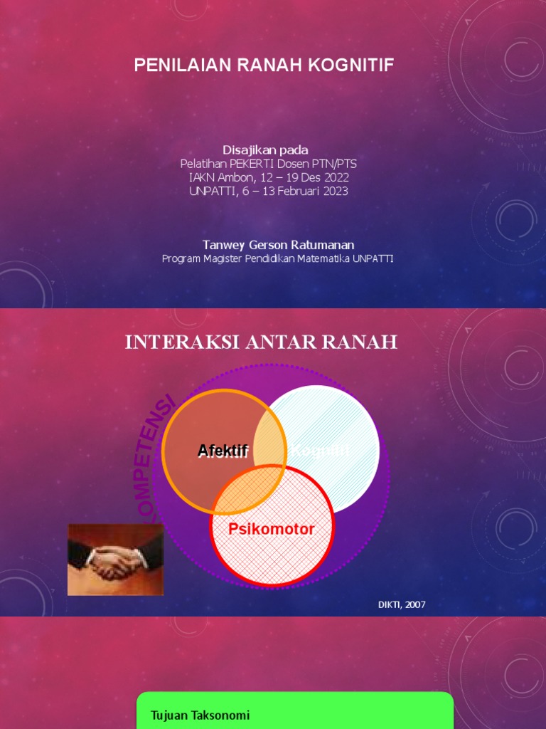 Ranah Kognitif-2023 | PDF
