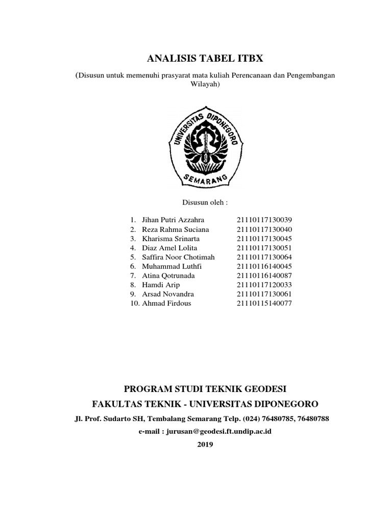 Analisis Zonasi Wilayah Kendal | PDF | Sains & Matematika | Teknologi ...