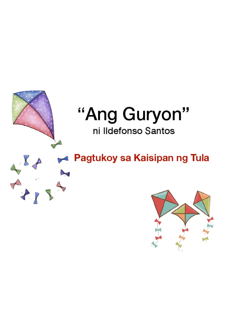 "Ang Guryon": Pagtukoy Sa Kaisipan NG Tula | PDF