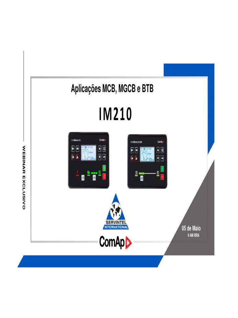 IM210 Aplicações MCB, MGCB e BTB Webinar | PDF | USB | Rede de computadores
