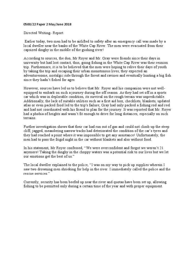 Fishing With Royer | PDF