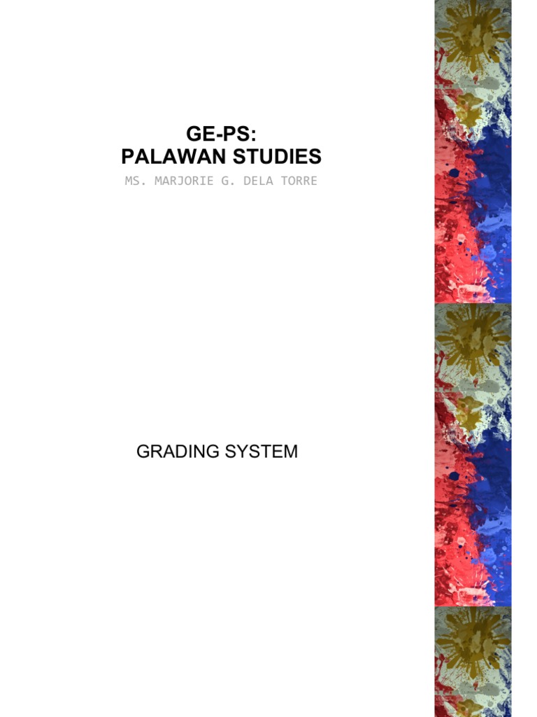 GE-PS: Palawan Studies: Ms. Marjorie G. Dela Torre | PDF | Archaeology