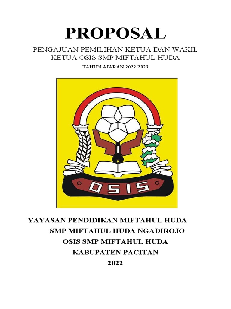 Proposal Pemilihan Ketua OSIS | PDF | Perjalanan