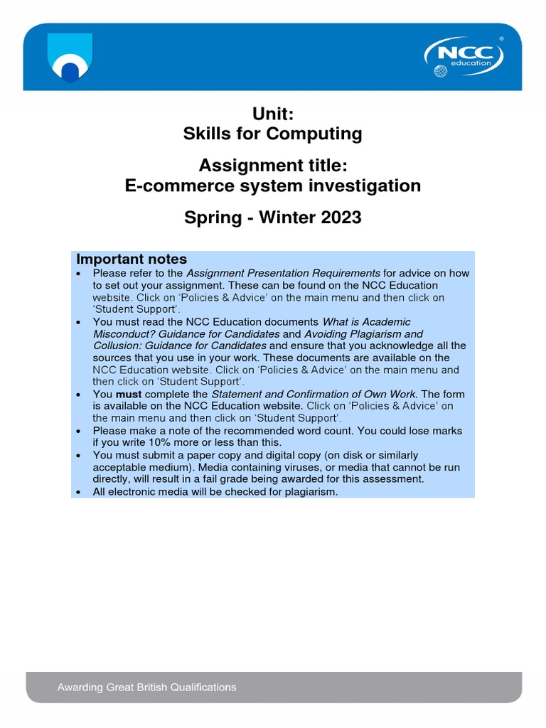 SC Spring Winter 2023 Assignment QP FINAL | PDF | Plagiarism ...