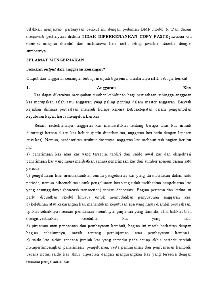 Diskusi 5 Akuntansi Manajemen | PDF | Komputer