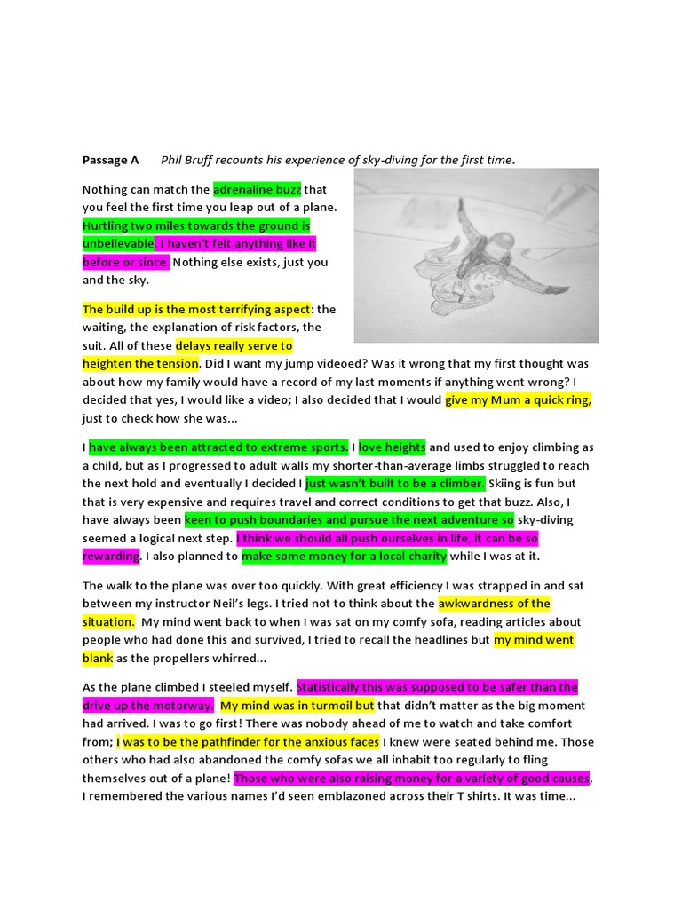 MR Bruffs Guide To IGCSE English Sample Print | PDF | Parachuting