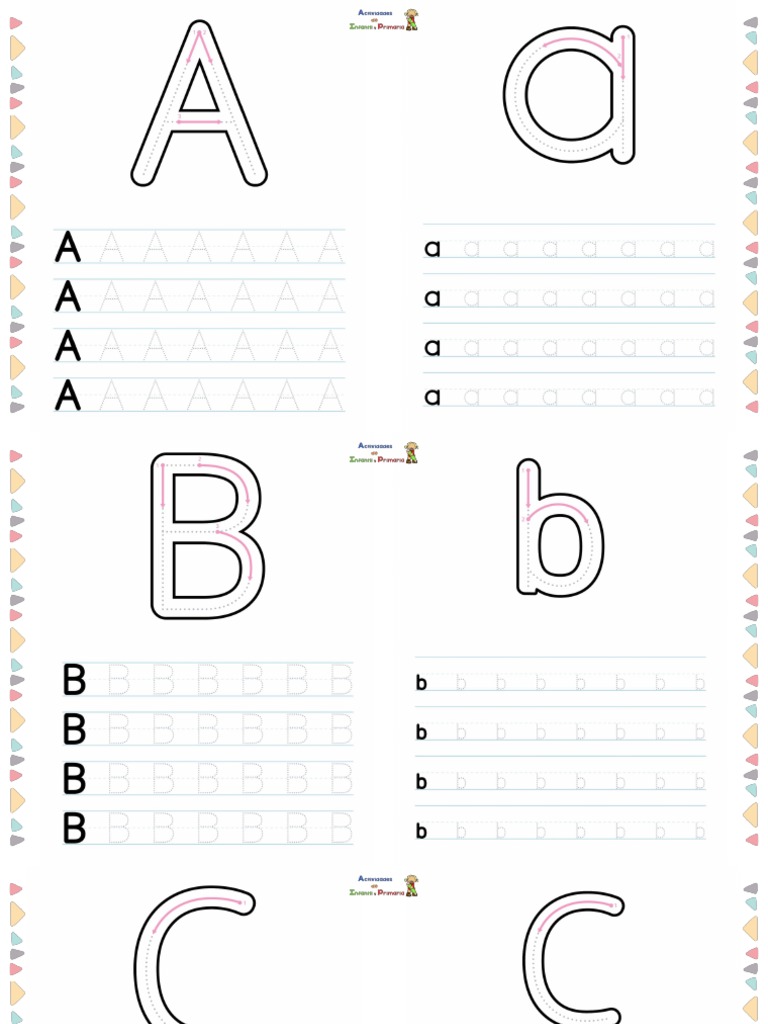 Completo Abecedario Grafomotor | PDF