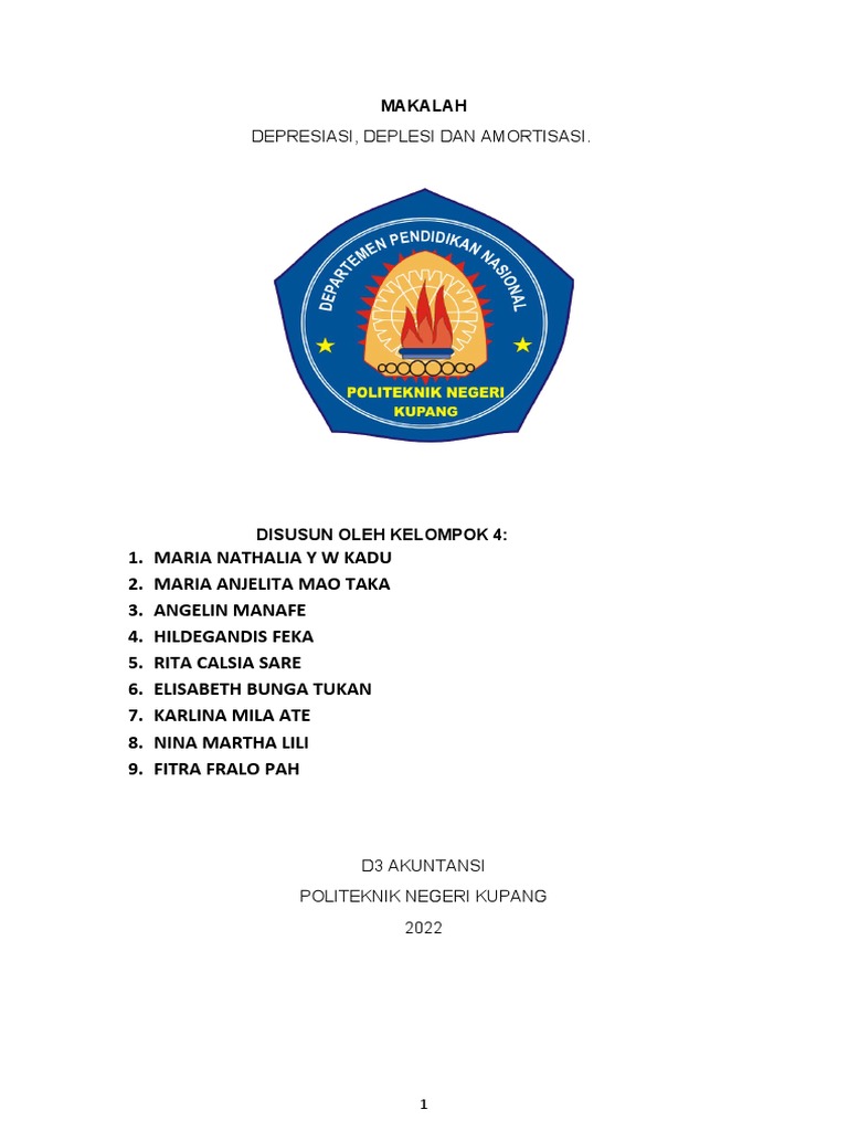 Perbedaan Depresiasi, Deplesi, Amortisasi | PDF | Karier & Perkembangan ...