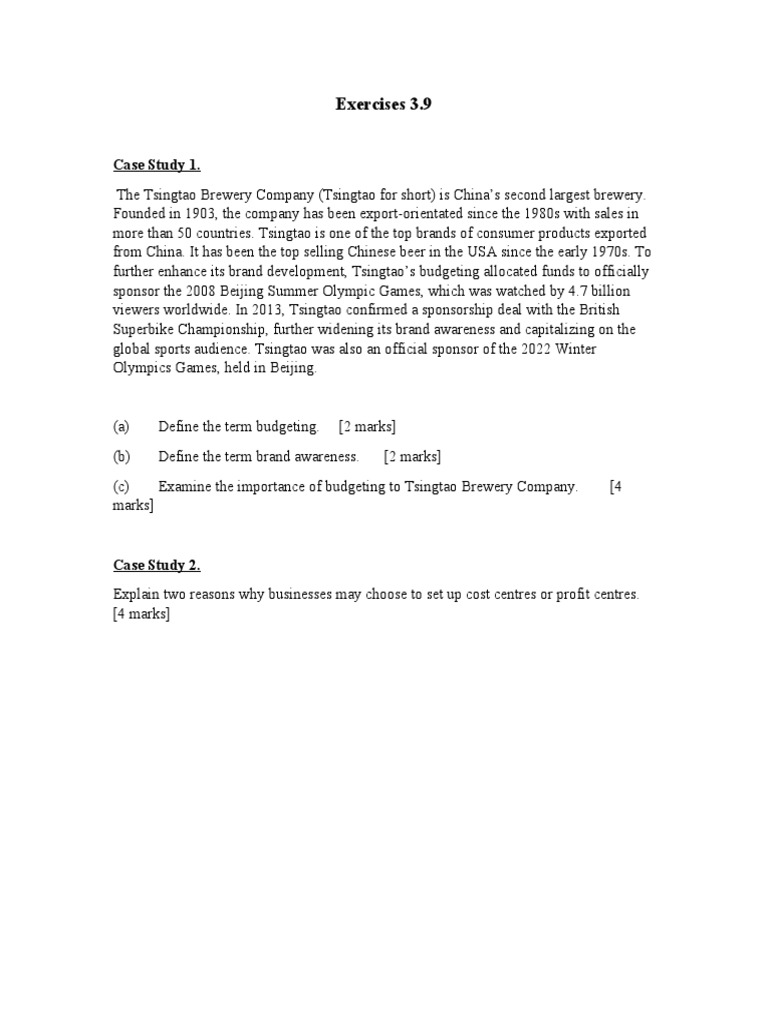 3.9 Exercises | PDF | Inflation | Labour Economics