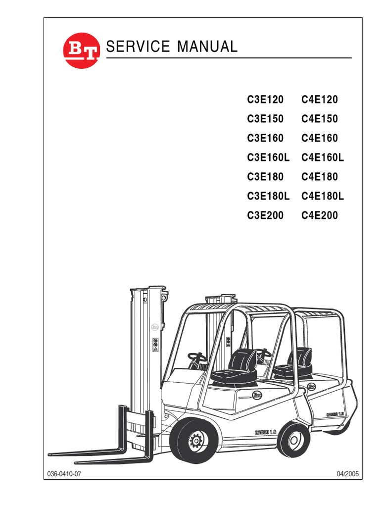 CESAB BT BLITZ 318-416-418-320-420-C3E120 Service Manual | PDF | Manual ...