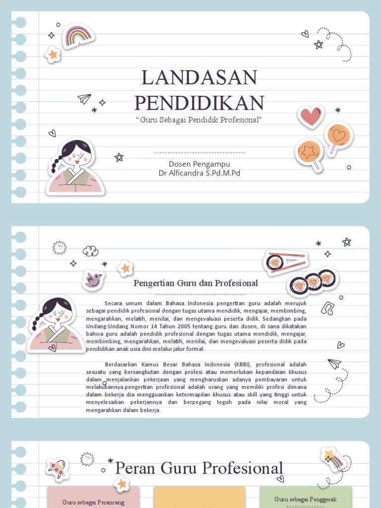 Guru: Pendidik Profesional | PDF