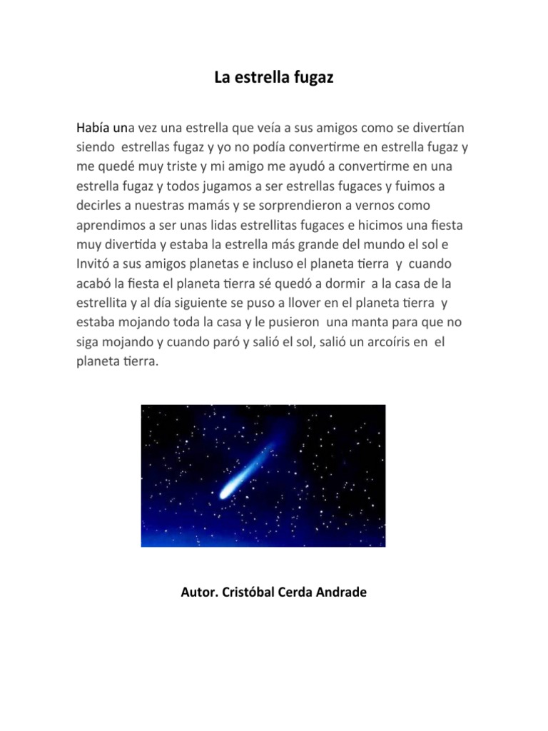 La Estrella Fugaz: Había Un | PDF