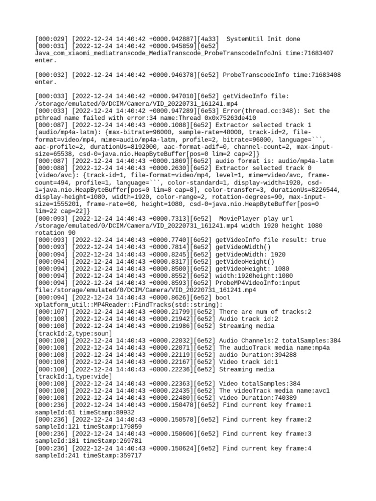 Trace | PDF | Codec | Digital Audio