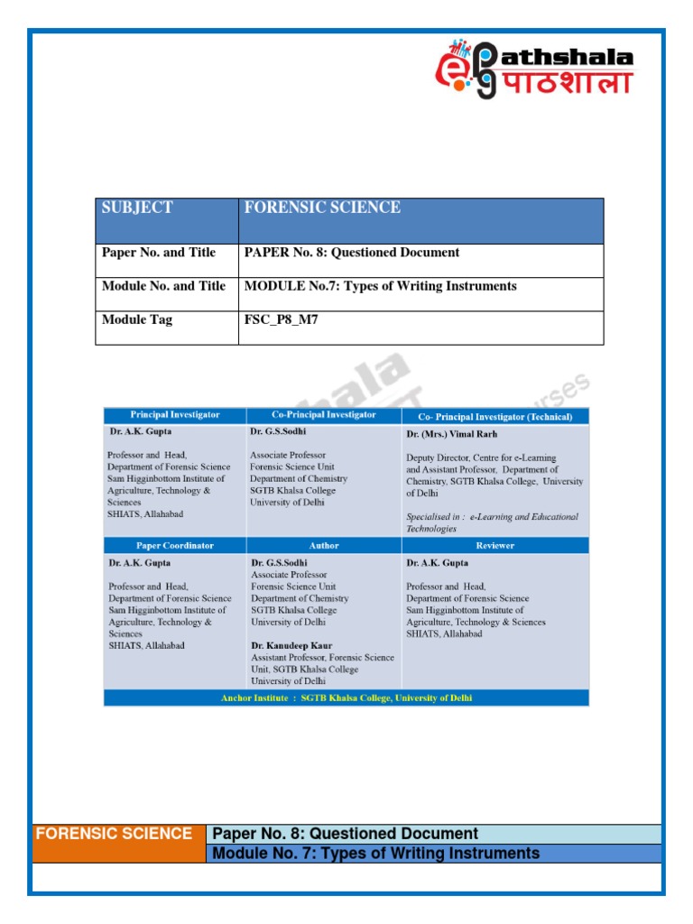 Types of Writing Instrument | PDF | Pen | Paper