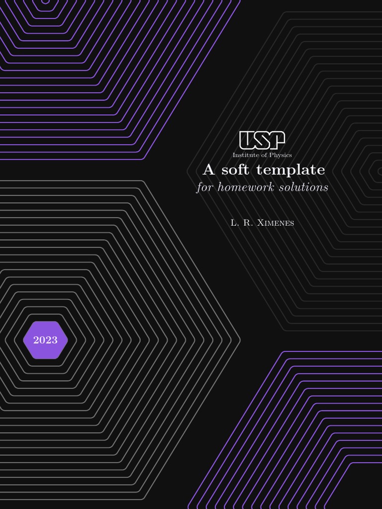 A Soft Template For Homework Solutions | PDF | Physics