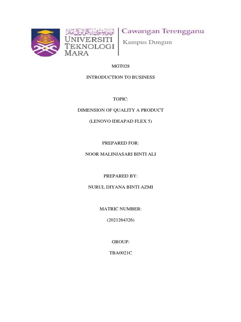 MGT028 Individual Assignment | PDF | Usb | Laptop