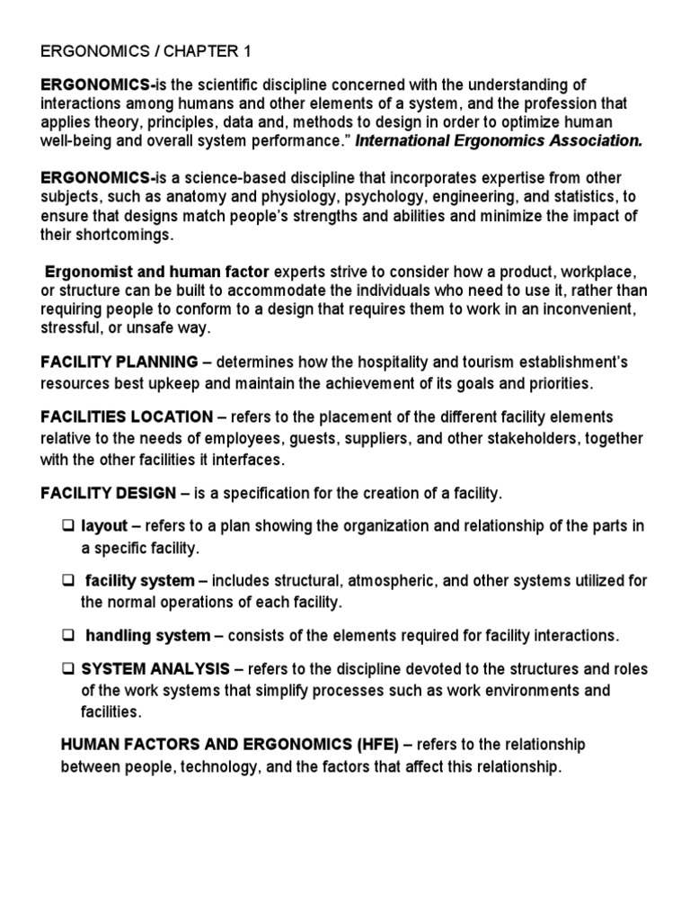 Intro To Ergonomics | PDF | Human Factors And Ergonomics | Elbow