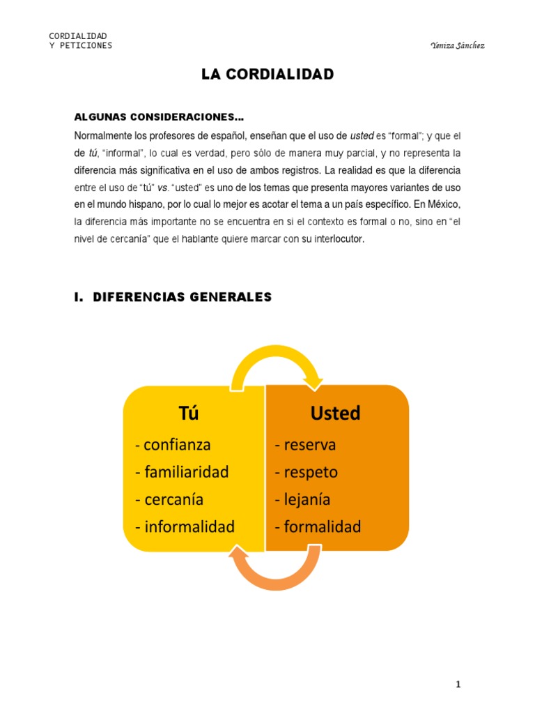 Cordialidad y Peticiones, Teoría y Ejercicios | PDF | Lengua española ...